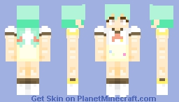 エリサ elisa puyopuyo series Minecraft Skin