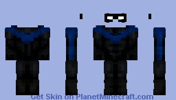 Nightwing Minecraft Skin