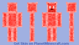 Red Jello Bear Minecraft Skin