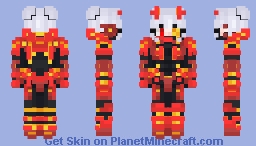 Roxanne v5 Fiery Minecraft Skin