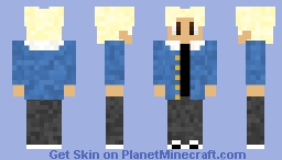 Guy in Jean Jacket Minecraft Skin