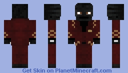 Black mask 2020 Minecraft Skin