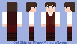 The Fourth Doctor - Season 18 (Waistcoat) Minecraft Skin