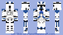 501st Clone Trooper Minecraft Skin