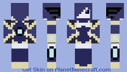 Cute Armored Robot Girl Minecraft Skin