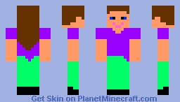 steve's girlfriend Minecraft Skin