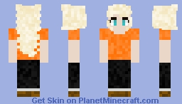 Girl with Curly Hair Minecraft Skin