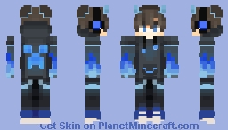 Chico gamer azul Minecraft Skin
