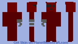 8 Bit Foxy (FNaF 3) Minecraft Skin