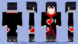 sasuke akatsuki vs killer bee [naruto shippuden] Minecraft Skin