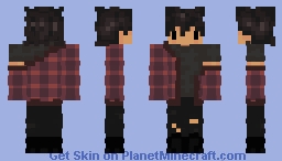 𝐩𝐥𝐚𝐢𝐝 𝐨𝐟𝐟-𝐬𝐡𝐨𝐮𝐥𝐝𝐞𝐫 𝐛𝐨𝐲 Minecraft Skin