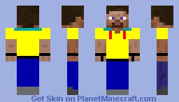 Plain Steve Minecraft Skin