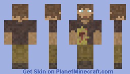 Wounded adventurer Minecraft Skin