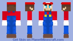 Mario Minecraft Skin