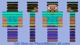 Steve rainbow Minecraft Skin