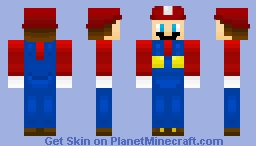 Mario Minecraft Skin