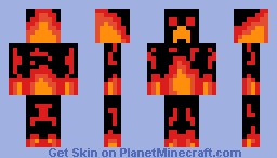 inferno creep Minecraft Skin