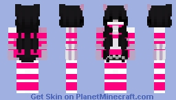Gagged girl Minecraft Skin