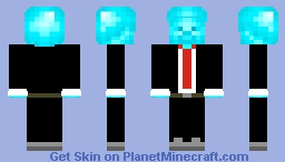 business blue steve Minecraft Skin