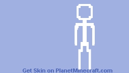 Blue Goofy stickman Minecraft Skin