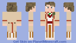 The 2nd Doctor - Post-regeneration Minecraft Skin
