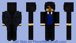 I started cryptocurrency Minecraft Skin