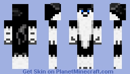 Wolf | Black white Minecraft Skin