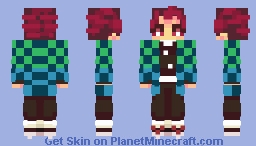 tanjiro kamado Minecraft Skin
