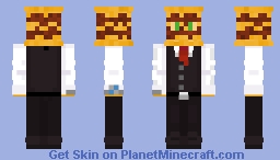 A very hot lasagna Minecraft Skin