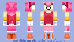 Amy Rose Minecraft Skin