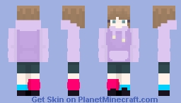 lilac lass Minecraft Skin
