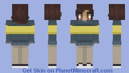 blue suit skin template Minecraft Skin