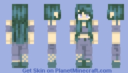 Girl From the Deep Minecraft Skin