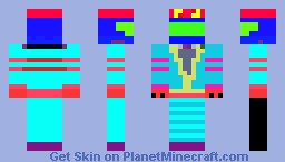 colorful Minecraft Skin