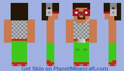 70's Steve Minecraft Skin