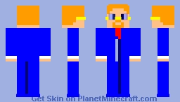Blue suited max Minecraft Skin