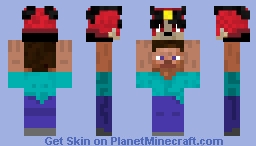Steve with dead king on his top Minecraft Skin