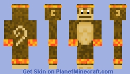 flame monkey Minecraft Skin