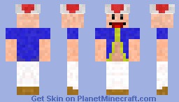 Toad head Minecraft Skin