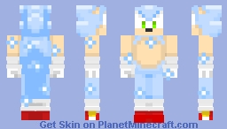 Classic Hyper Sonic Minecraft Skin