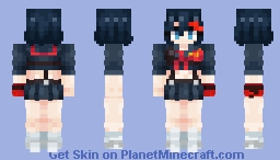 Ryuko Matoi (Kill La Kill) Minecraft Skin