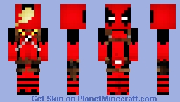 Lady Deadpool Minecraft Skin