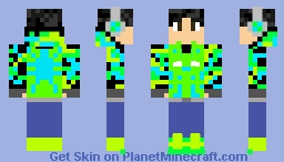 Neon 99 Minecraft Skin