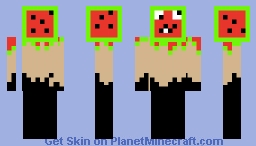 mellon man Minecraft Skin