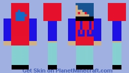 bf fnf Minecraft Skin