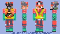 Splatoon 3 Salmon Run Male Octoling Minecraft Skin