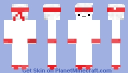 Classic Bored Face (red) Minecraft Skin