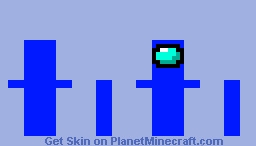 Among us blue Minecraft Skin