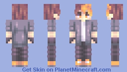 Nazo the hedgehog Minecraft Skin