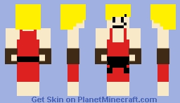 Simplified ken Minecraft Skin